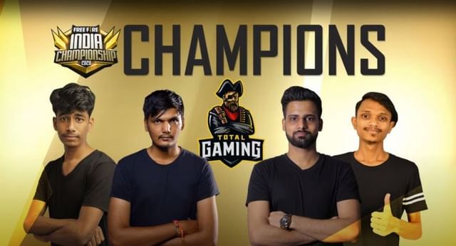 Total Gaming FFIC winning team: TG-FozyAjay, TG-MafiaBala, TG-VasiyoCRJ ...