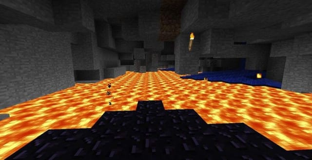 How to find lava in Minecraft
