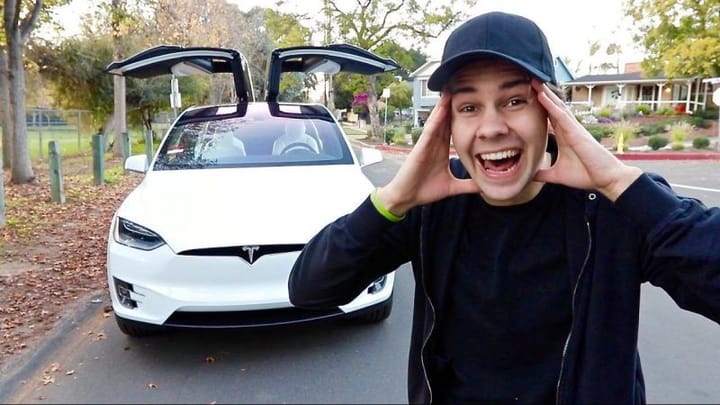 Popular YouTuber is giving away free Teslas to voters, and more than ...