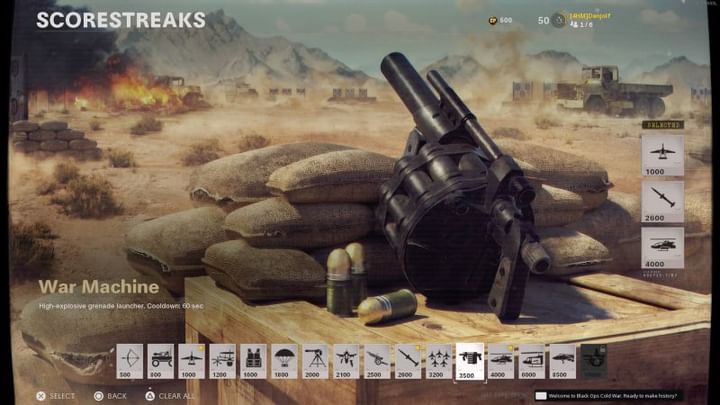 Top 5 scorestreaks in Black Ops Cold War