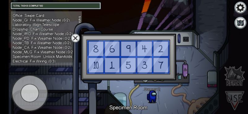 Among Us: List of all tasks on the Polus map