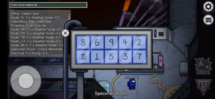 Among Us: List of all tasks on the Polus map