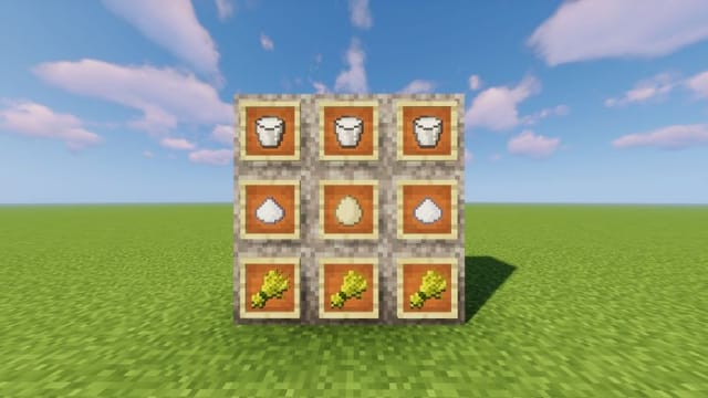 How to bake a cake in Minecraft
