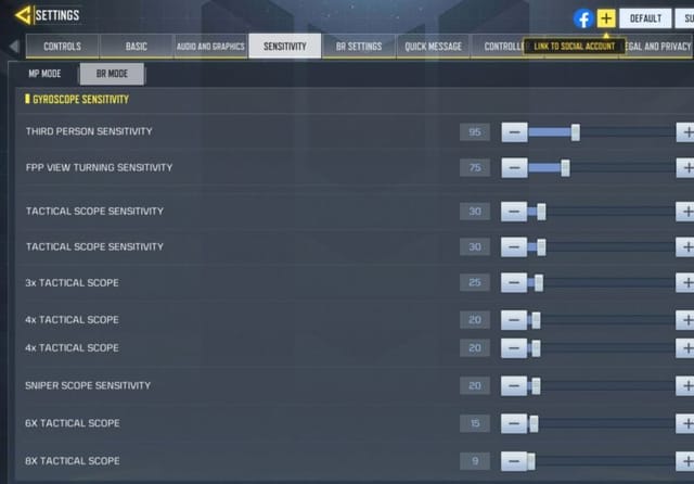 COD Mobile: Best gyroscope sensitivity settings