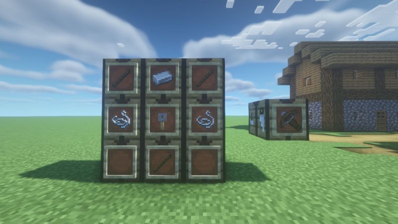 How to craft a crossbow in Minecraft