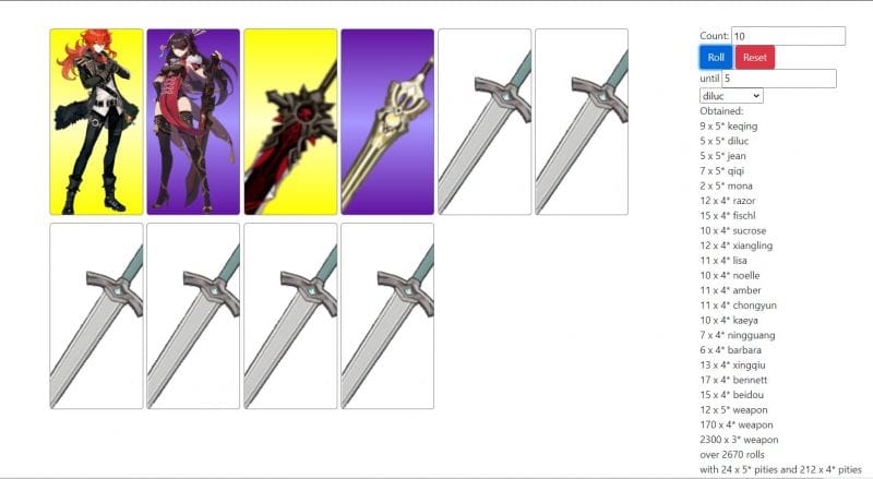 Genshin Impact Wish Simulator: What is it and how to use it?