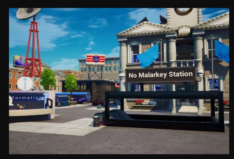 Fortnite: The Biden-Harris campaign and the Build Back Better map