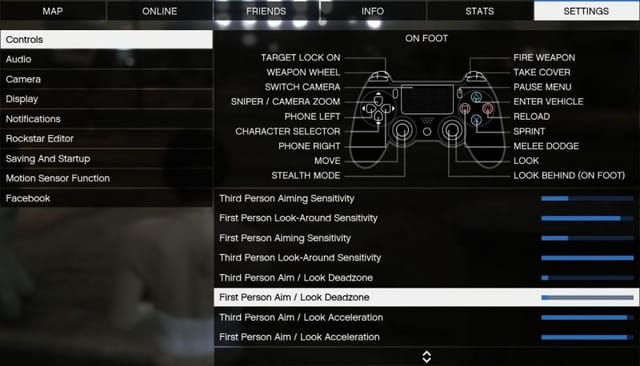 Which is the best aim setting in GTA Online?