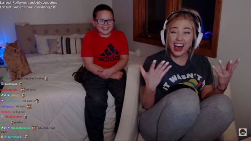 "You spent the night there!": Twitch streamer's little brother ...