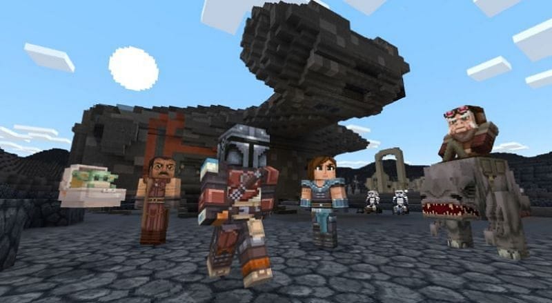Minecraft Bedrock releases Star Wars inspired DLC