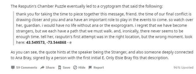 Destiny 2 and the mystery behind Elizabeth Bray