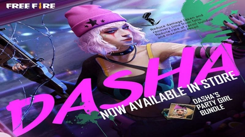 Dasha character in Free Fire: Ability, special bundle, cost and more ...