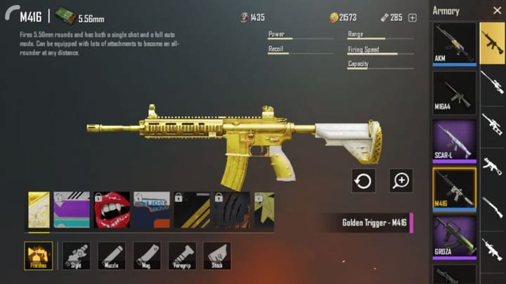 PUBG Mobile: M416 map location, damage, and best attachments