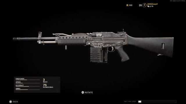 The best light machine gun in Black Ops Cold War