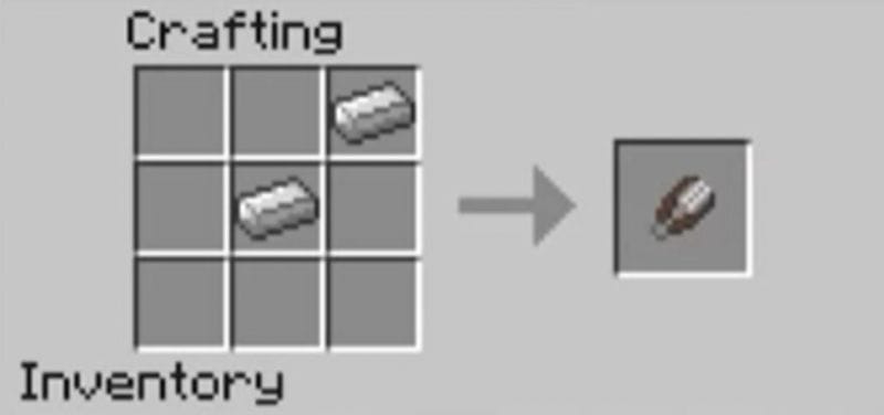 How to make shears in Minecraft