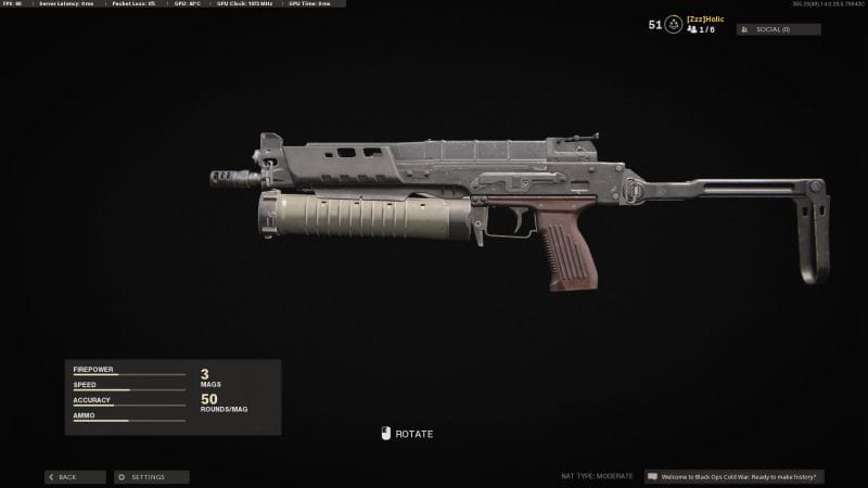 The best Bullfrog loadout in Black Ops Cold War