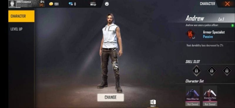 5 best reasons to get Andrew character in Free Fire