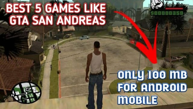 5 of the best games like GTA San Andreas on Android under 100 MB