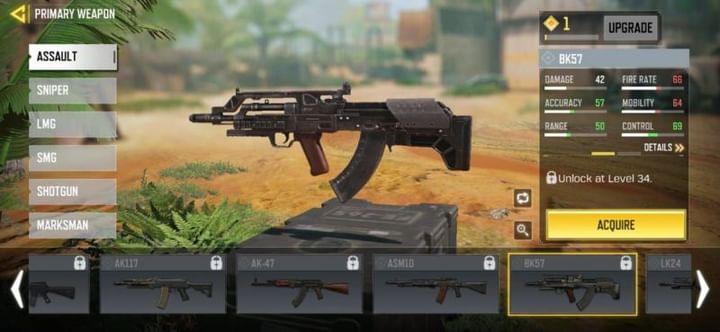 BK57 Assault Rifle in COD Mobile: All you need to know