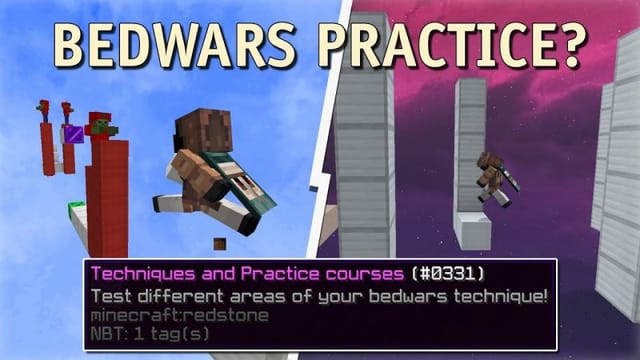 How to speed bridge in Minecraft