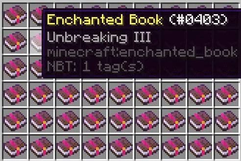 Ranking Minecraft enchantments for crossbows