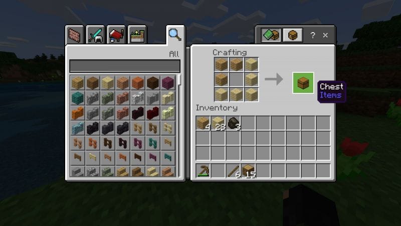 How to make a Chest in Minecraft & How to Use It