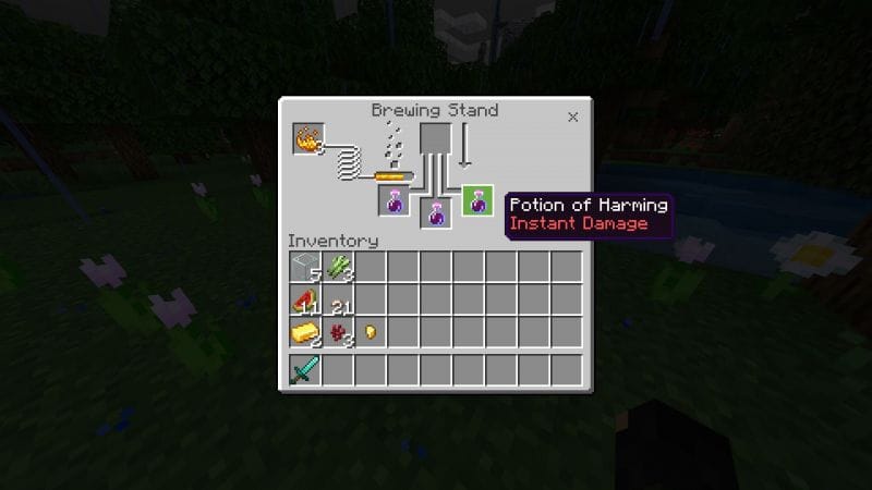How to Make a Potion of Harming in Minecraft: Materials, Crafting Guide ...