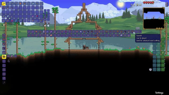 How to Make a Sawmill in Terraria | Materials, Crafting Guide, Uses ...