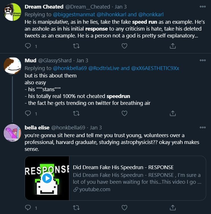 The Internet reacts as Dream’s response on the Minecraft cheating ...