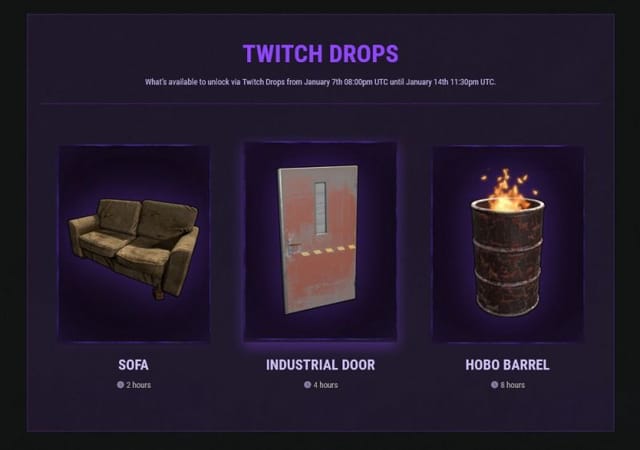 How to enable Rust Twitch drops and earn free rewards