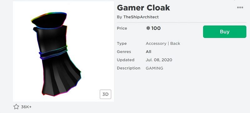 Top 5 Coolest Looking Capes In Roblox