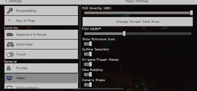 Best Minecraft Bedrock video settings in 2021