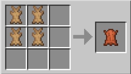 What can players do with rabbit hide in Minecraft?