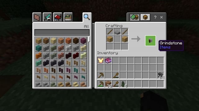 How to make & Use Grindstone in Minecraft