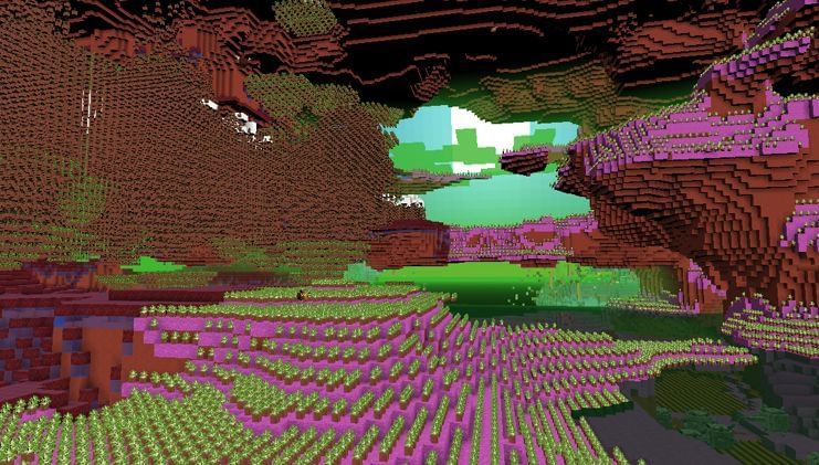 The absurdity of Minecraft Snapshot 20w14∞