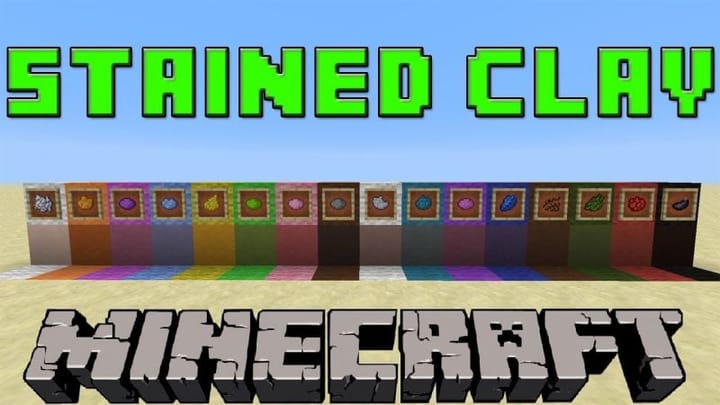 What can players make with clay in Minecraft?