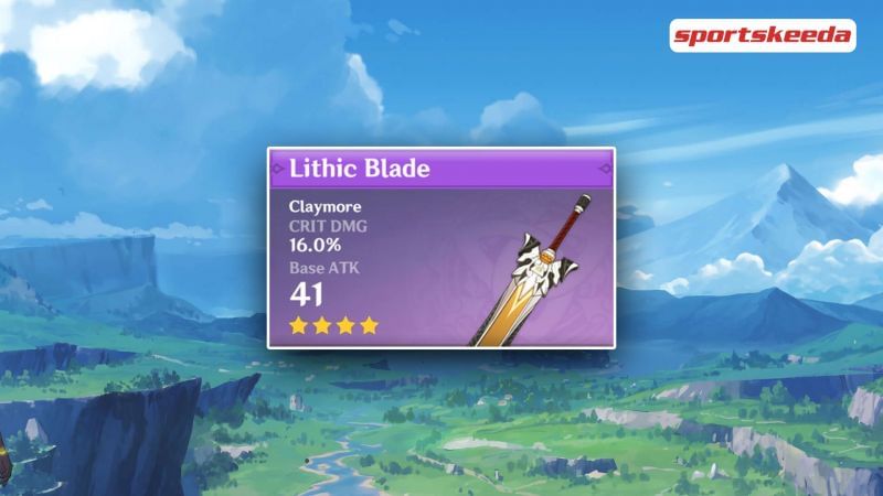 Lithic Blade: Genshin Impact's upcoming banner weapon