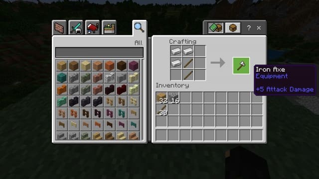 How to make an Axe in Minecraft and its Uses