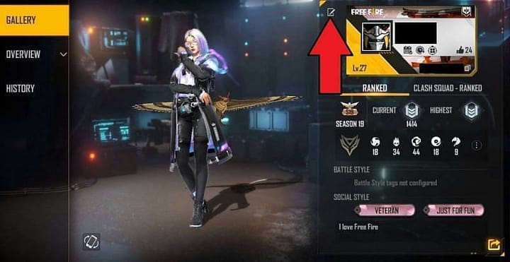 How to get a name change card in Free Fire without spending diamonds?