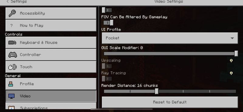 Best Minecraft Bedrock video settings in 2021