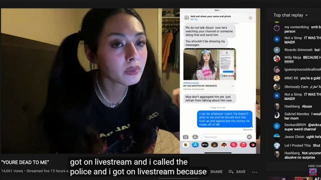 Twitch streamer "Tessi," who got disowned by her dad for making fun of ...