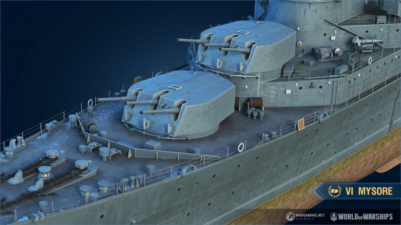 Indian naval ship, INS Mysore, is making its way to World of Warships