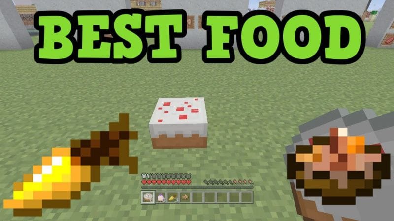 Top 5 food items in Minecraft as of 1.16.4