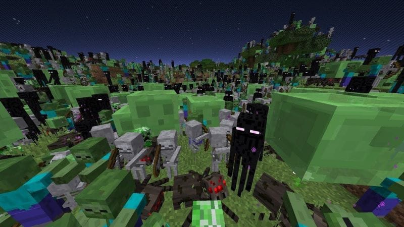 Minecraft how to prevent hostile mobs from spawning