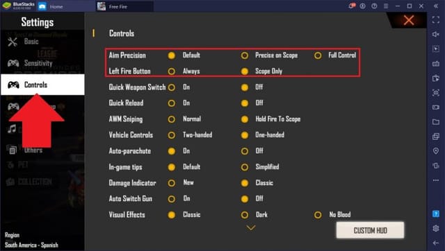 How to choose the best Free Fire sensitivity settings in PC Emulators