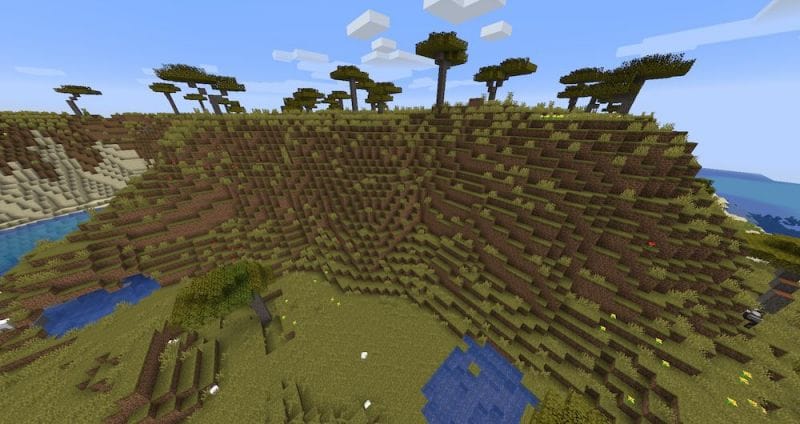 Where to find Acacia wood in Minecraft