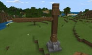 How to build a small crane build in Minecraft