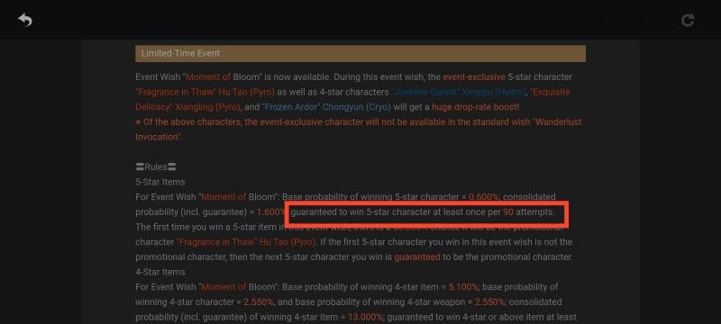 Genshin Impact: Pity and Soft pity systems explained