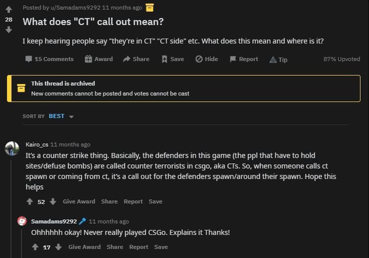 Problems with veteran callouts and what CT means in Valorant