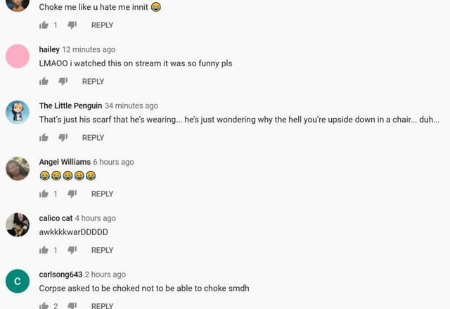 Valkyrae left speechless on seeing fanart of Corpse Husband choking her